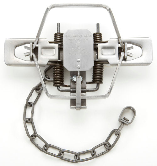 Duke #2 Square Jaw Trap - 4 Coil Offset Jaw – TrapShed Supply Co.